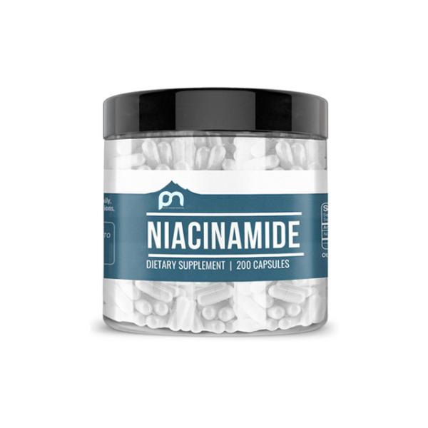 Quality Health Glow Niacinamide Dietary Supplement | 200 Capsules | High Potency Vitamin for sale