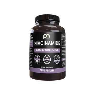 China Health Glow Niacinamide 500mg Capsules | Premium Vitamin B3 Supplement | 365 Count for sale