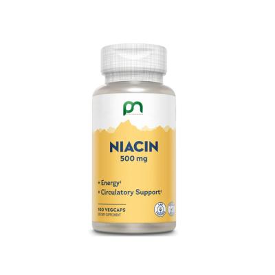 China Health Glow Niacin 500mg VegCaps | Energy & Circulation Vitamin B3 | 100 Servings for sale