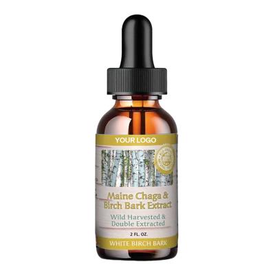 China Maine Chaga & Birch Bark Liquid Extract Wild Harvested & Double Extracted for sale