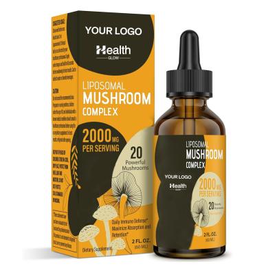 China HealthGlow Liposomal Mushroom Complex Liquid - 2000mg Per Serving for sale