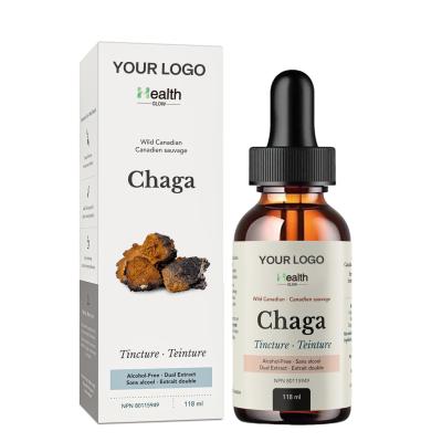 China Health Glow Chaga Tincture - Wild Canadian Chaga Extract for sale