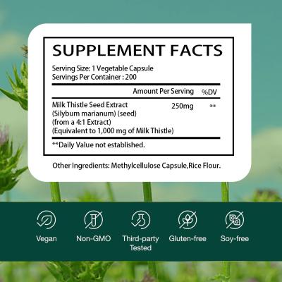 中国 ミルクシスルエキス カプセル 1000mg 90粒 肝臓サポート用 販売のため