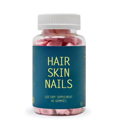 China Customized Formula Low Sugar Fruit-flavored Gummy Vitamin Supplements for Hair Skin Nails for sale