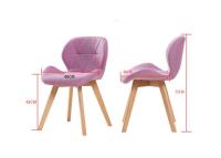 China Ergonomic And Durable Beech Leg Dining Chair for sale