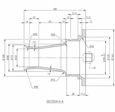 Κίνα Venturi 164x75x180mm αργιλίου Mikropul προς πώληση