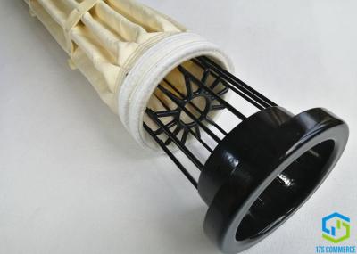 China Jaula 120m m industrial de acrílico del plisado de los bolsos de filtro 110m m en venta