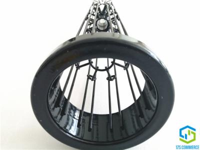 China 144mm dois silicone da gaiola do filtro do plissado das seções 8 que reveste a junção de aço suave da baioneta à venda