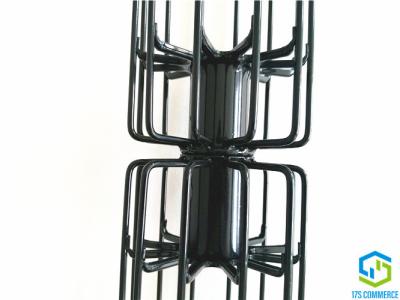 China Silicone comum global da gaiola da estrela de duas seções que reveste 12 a gaiola da casa do saco do aço carbono da gaiola da aranha da gaiola 120mm do plissado à venda