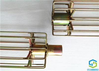 Cina Gabbie unite ricoprenti del filtro dalla stella della baionetta dello zinco due pezzi 138mm 12 Ray in vendita