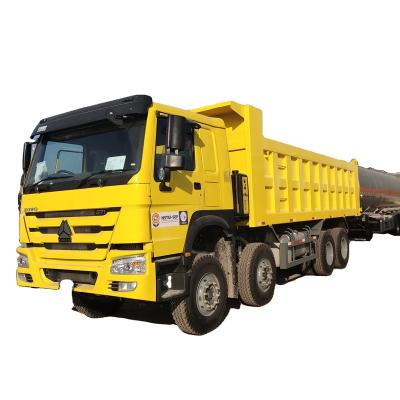 China Hot sale and low price high quality howo truck used howo 8x4 12 wheeler dump truck 40T dump truck > 8L for sale