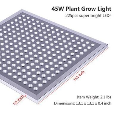China IP65 Waterproof Full Spectrum LED Grow Lights Silver Surface Finish , 8MM Thickness for sale
