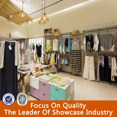 China 2015 new design ladies clothes shop shelves fitting for sale