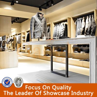 China new design mdf designed used furniture for clothing store for sale