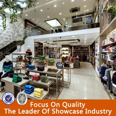 China top quality clothes shop counters decoration/clothes shop furniture for sale