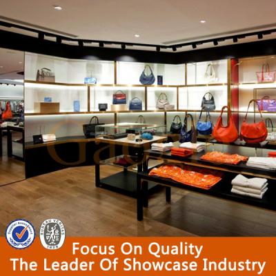China high end wooden clothes shop design counter table for sale