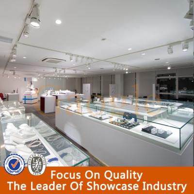 China hot sales modern glass display jewelry showcase for sale for sale