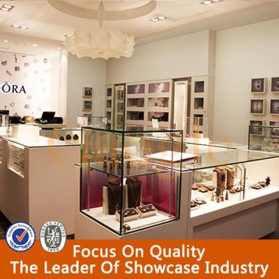China wooden jewelry store furniture decorative design for jewelry store for sale
