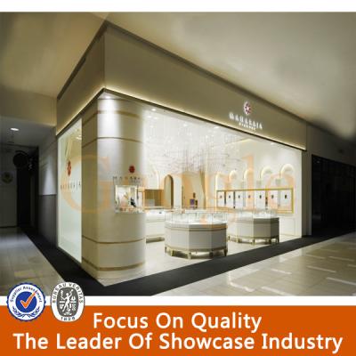 China custom made tempered glass wood jewelry display cases for sale for sale