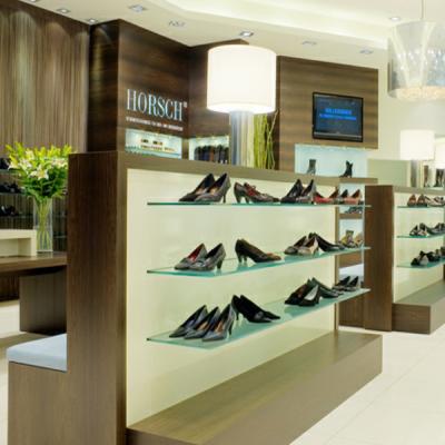 China customized fashion shoe shop equipment for retail shoe shelf display for sale