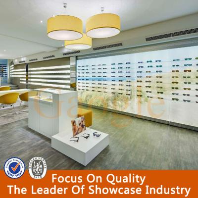 China interior design furniture optical shop decoration for sale