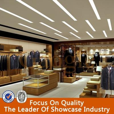 China Retail New Style Menswear Garment Shop Interior Gesign for sale