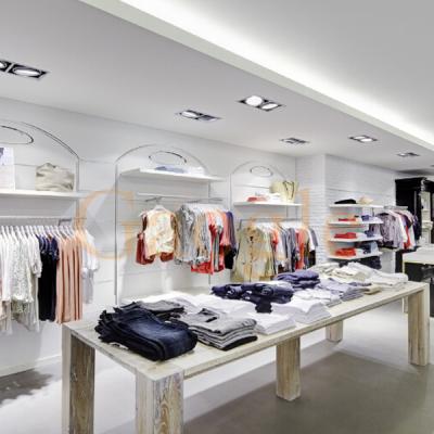 China boutique display tables for clothing shops display stands for sale
