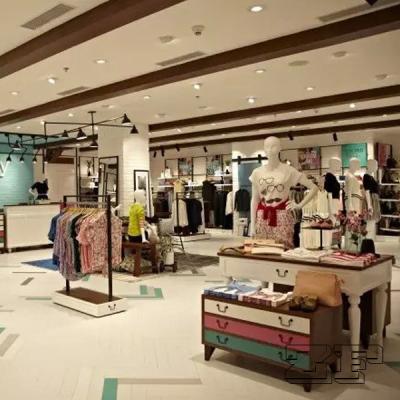 China Newest design display furniture korean clothing store for sale