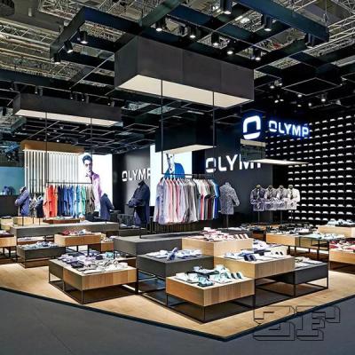 China Retail men clothing store interior design display for sale