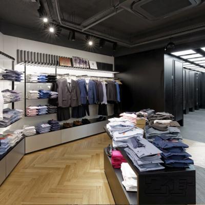 China Clothing boutique store interior design with display shelves for sale