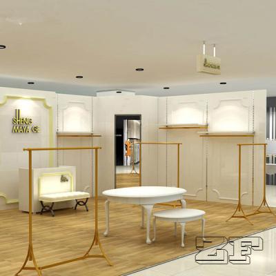China High End Boutique Clothing Display Racks for sale