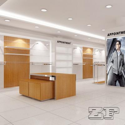 China Luxury Men's Clothing Display Rack for sale