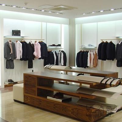 China Fully assembled men clothes shop equipment/ clothes shop display for sale