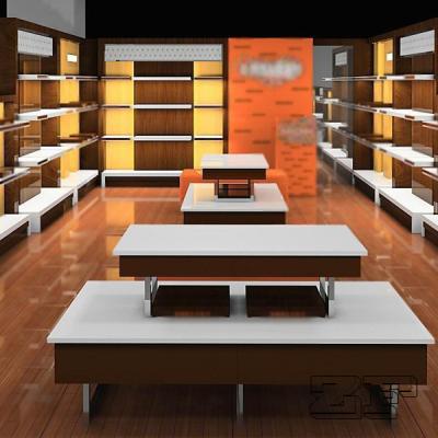 China wooden and glass cabinet display for shoe store for sale