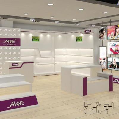 China Hot sale shoe display shelf and racks for store design for sale