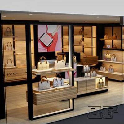 China Shopping mall handbag shop furniture design for sale