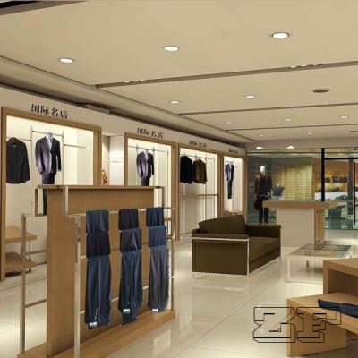 China clothing rack display furniture/Clothing Store Wall Display for sale