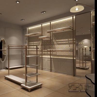 China retail clothing store design/clothing store display racks for sale