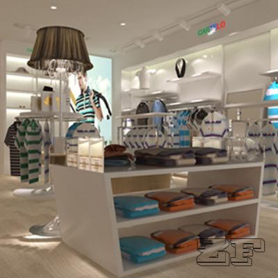 China mdf retail t-shirt display/retail shirt display for sale