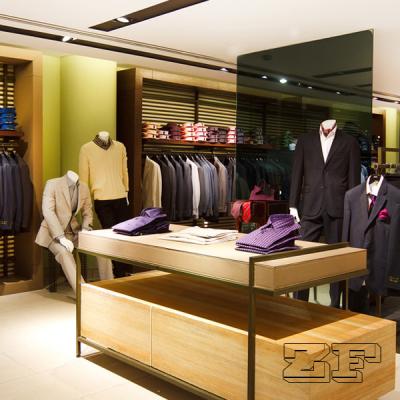 China Morden men Clothing Store Supplies/clothing showcase for sale