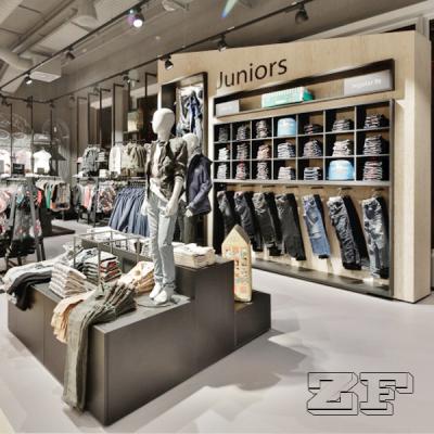 China clothing shop interior design/clothing shop vitrine display for sale