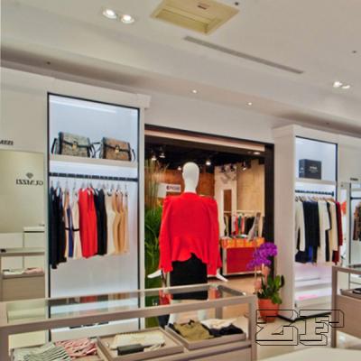 China Fully assembled Clothing Rack Shelf/Clothing wall Display Case for sale