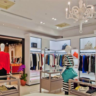 China Design Clothing Store with Clothing Display Racks for sale