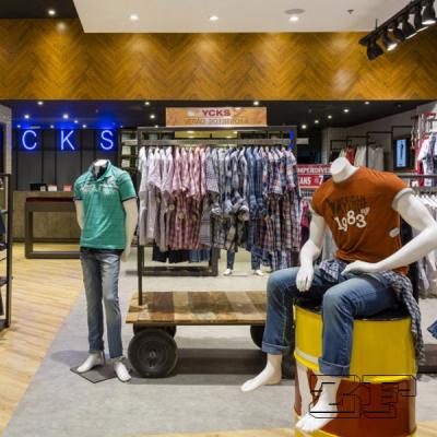 China clothing display fixture/clothing display furniture for sale