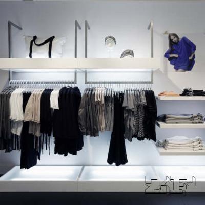 China cloth display shelf/cloth shop decoration for sale