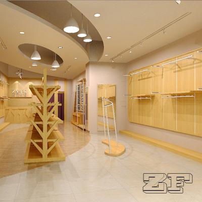 China ladies garments display/ clothes shop decoration for sale