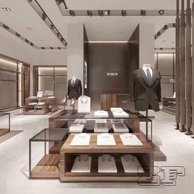 China mens garment display/men's clothing shop interior design for sale