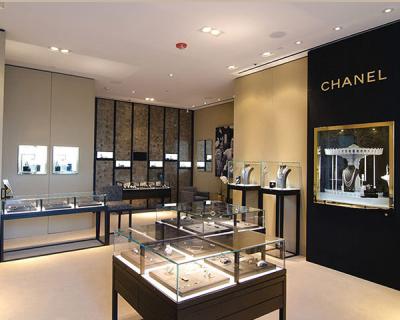 China Glass Retail Jewelry Display Cases/jewlery display case for sale