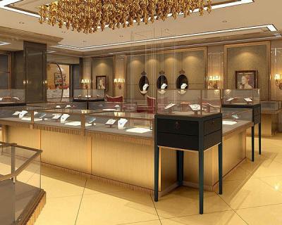 China Jewellery Retail Shop Display Case/Jewellery Display Cabinet Shop Fitting for sale