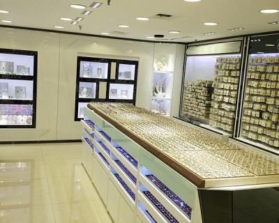 China Jewellery glass display counter/Glass Jewellery Display Cabinet for sale